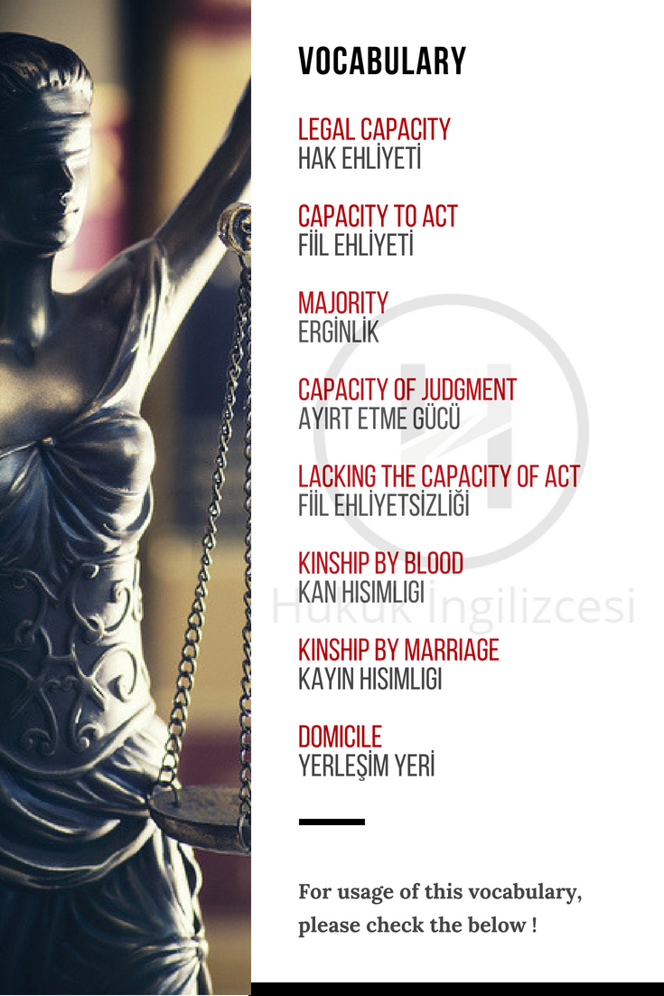 Vocabulary of Legal Personality in Turkish Civil Code – Kişiler ...